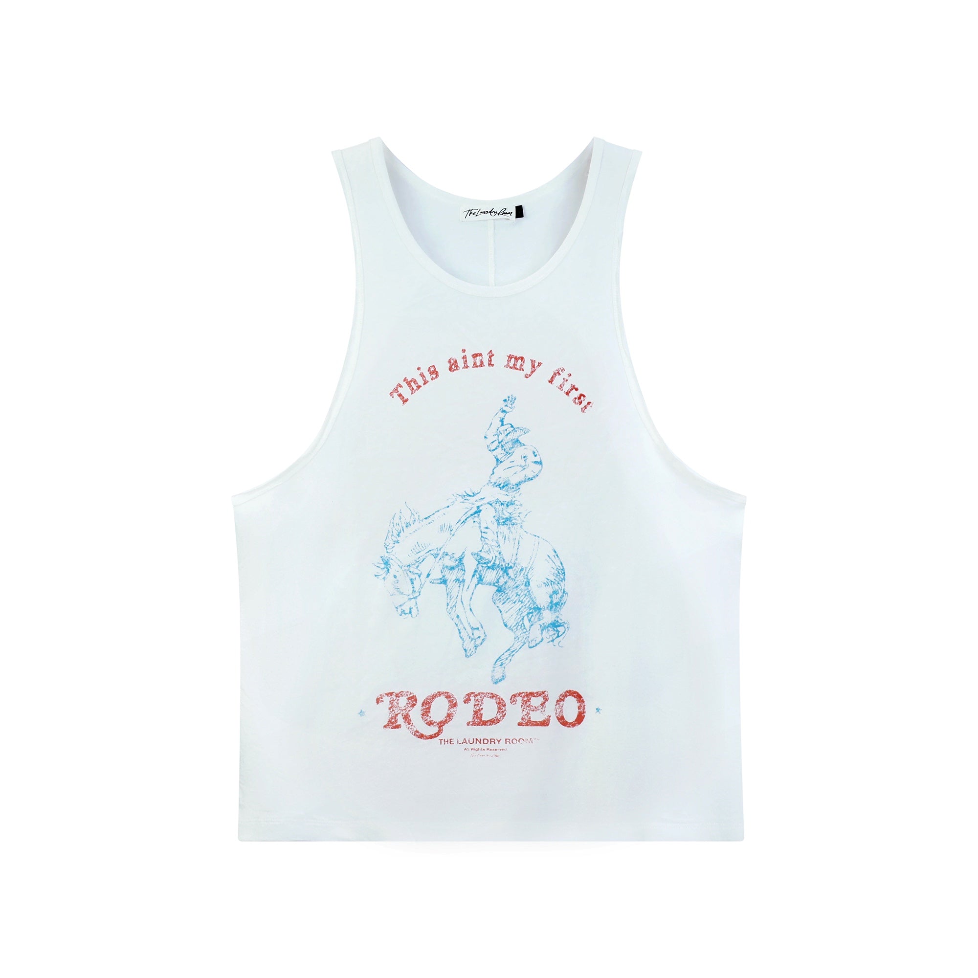 First Rodeo - Papa Tank - White | The Laundry Room